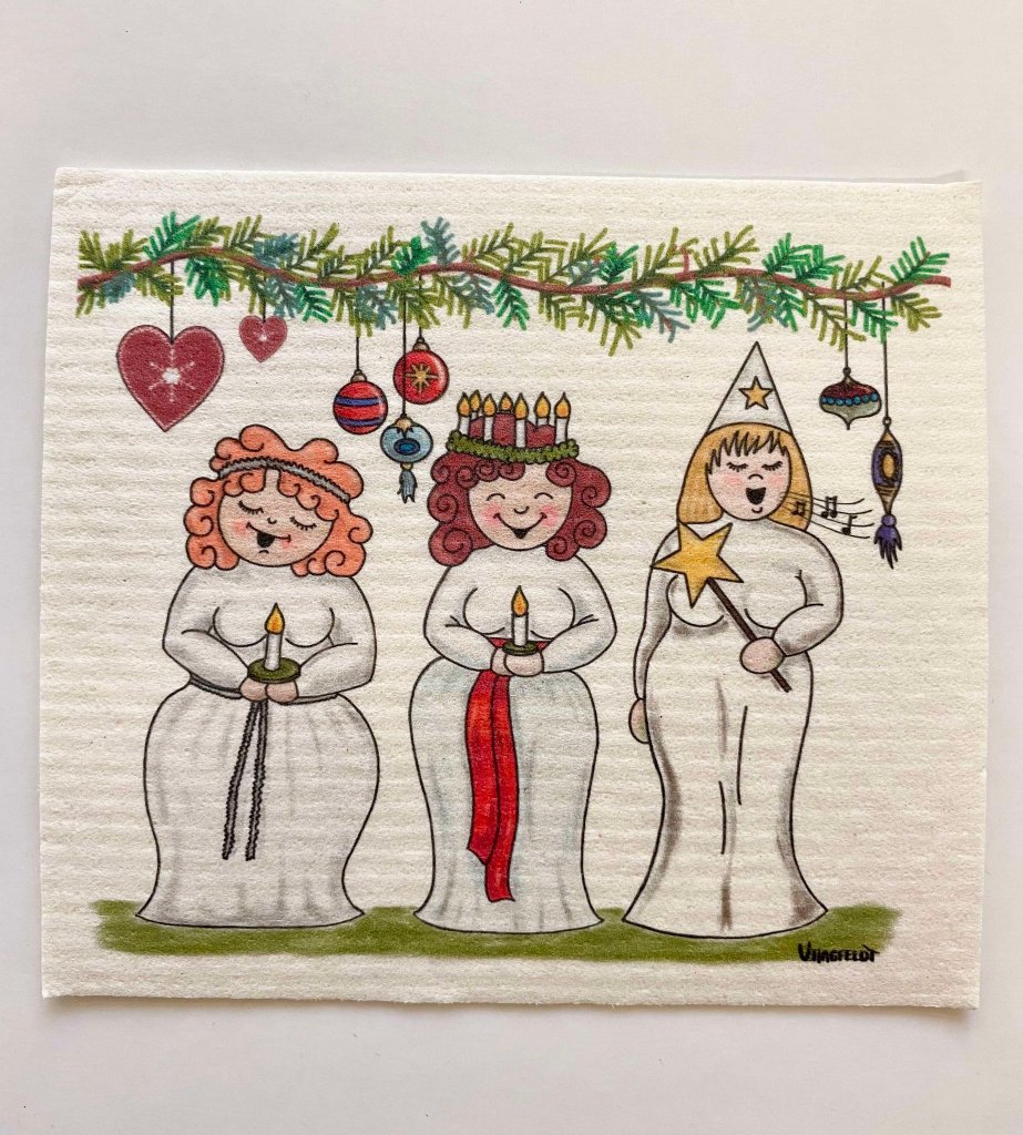 Köp disktrasa med motiv av ett luciatåg!