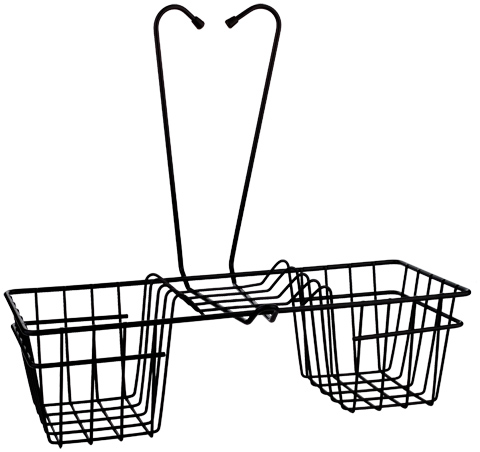 Köp duschhylla som man hänger på duschblandaren!